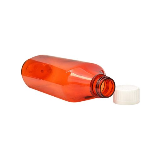 Amber Graduated Oval RX Bottles with Child Resistant Caps | Amber ...