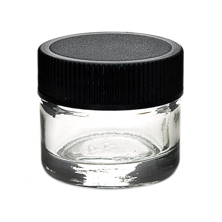 Buy Glass Concentrate Container White Cap 5ML