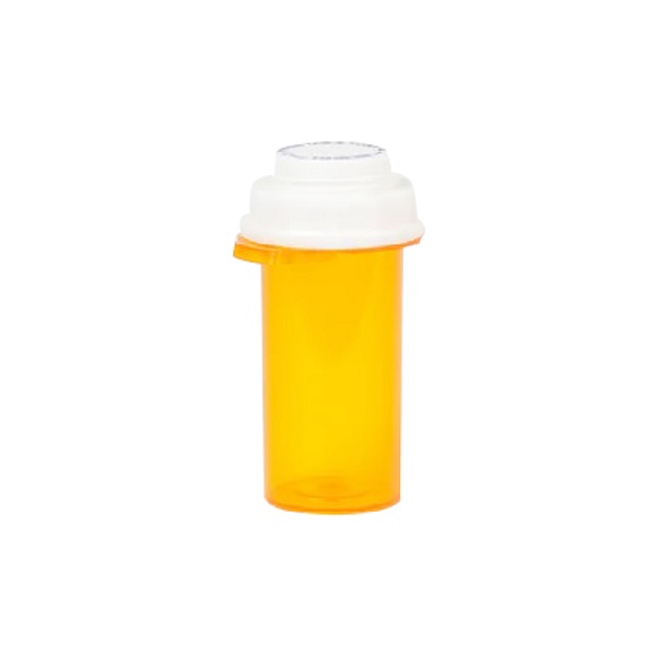 Buy Amber Thumb Tab Vials w/ Reversible Caps 10 Dram