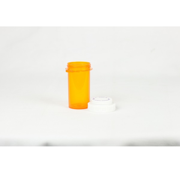Amber Thumb Tab Vials w/ Reversible Caps 30 Dram