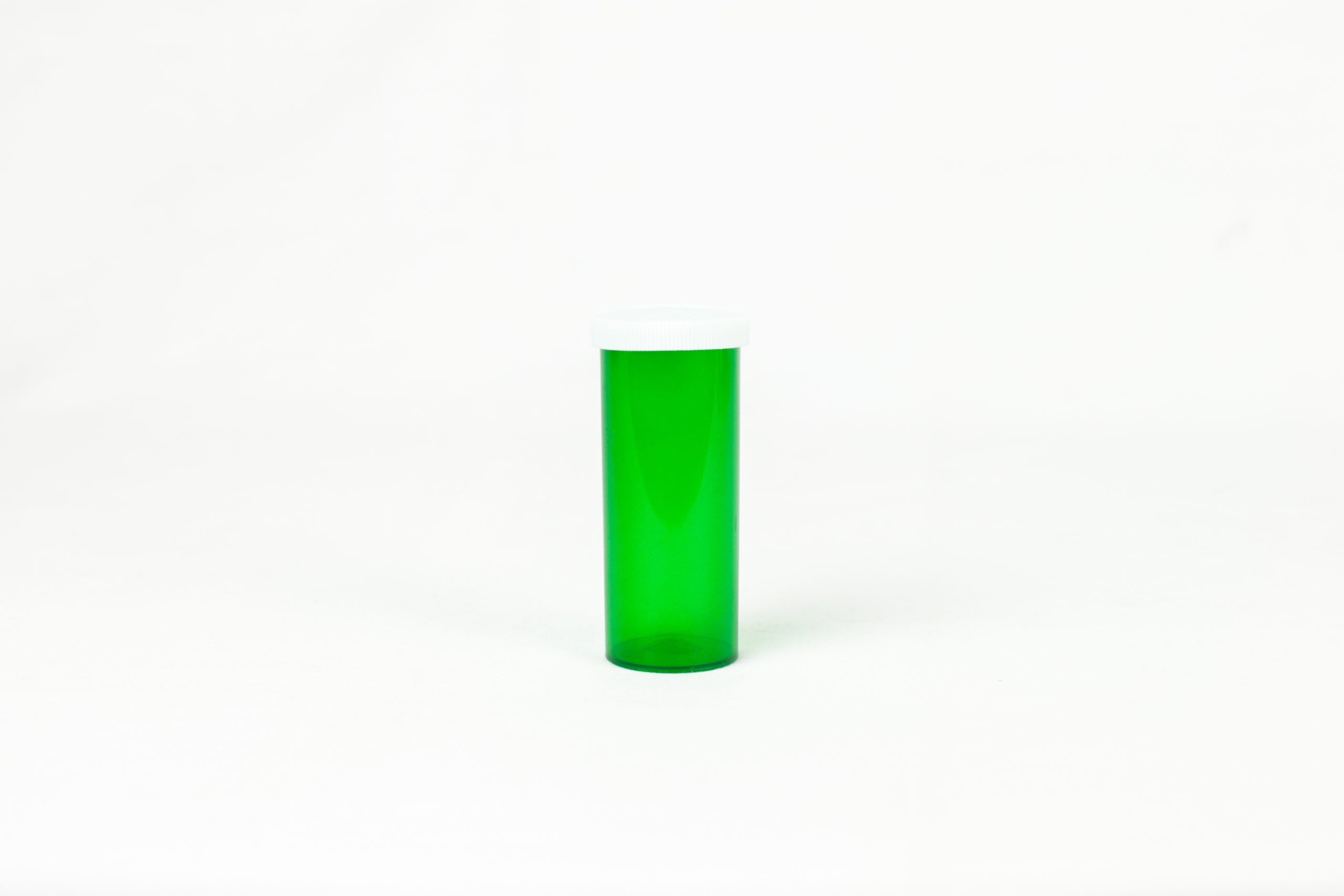 Green Snap Cap Vials 16 Dram - 300 Vials/Case