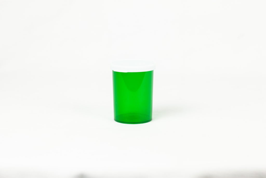 Green Snap Cap Vials 30 Dram - 280 Vials / Case