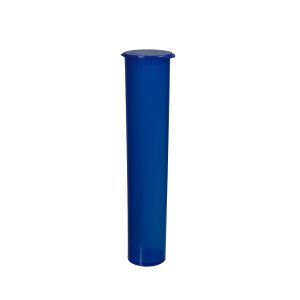 Opaque Blue Child-Resistant Pre-Roll Tubes 116mm – 1000 Tubes / Case