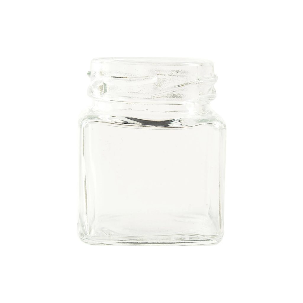 Glass Square Jars 2 oz | Glass Square Jars | Glass Jars | Jars | Buy Now