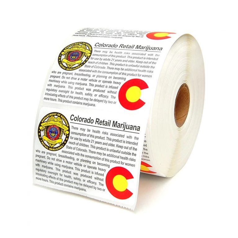 Buy Retail Marijuana Compliant Labels Colorado