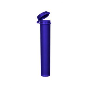 Opaque Blue Child-Resistant Pre-Roll Tubes 116mm – 1000 Tubes / Case