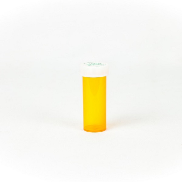 Buy Amber Push & Turn Vials 6 Dram - 600 Vials/Case