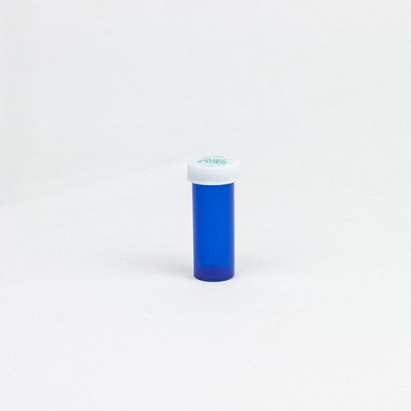Blue Push & Turn Vials 6 dram - 600 Vials/Case