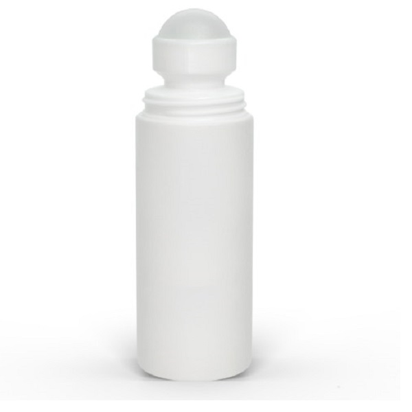 Buy 2 oz White Roll-On Deodorant Bottle with Straight Edge Cap from ...
