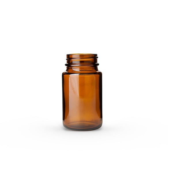 75cc Amber Glass Packer Bottle 38-400 Neck - 576 Bottle / Case