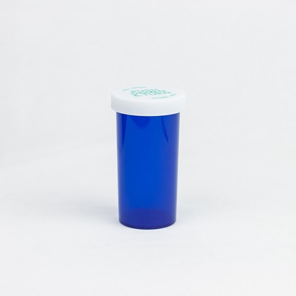 Blue Thumb Tab Reversible Cap Vials | Blue Thumb Tab Vials