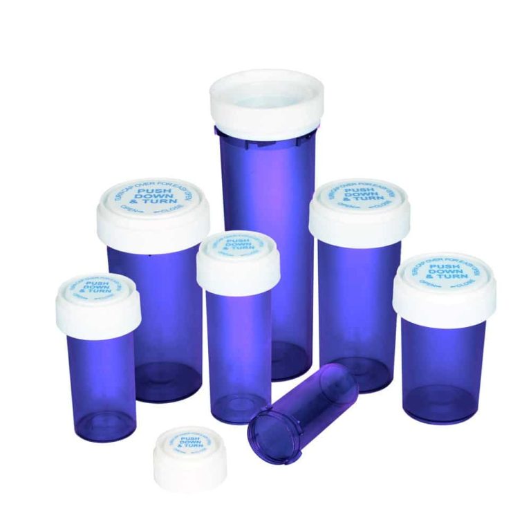 13+ Reversible Cap Vials - Different Colors Available